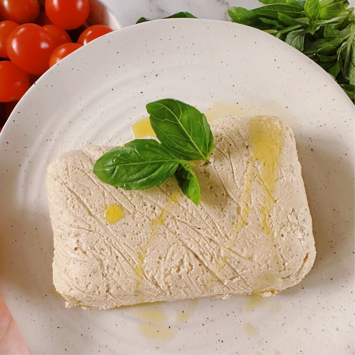 Easy Vegan Feta Cheese - Cute as Chickpeas